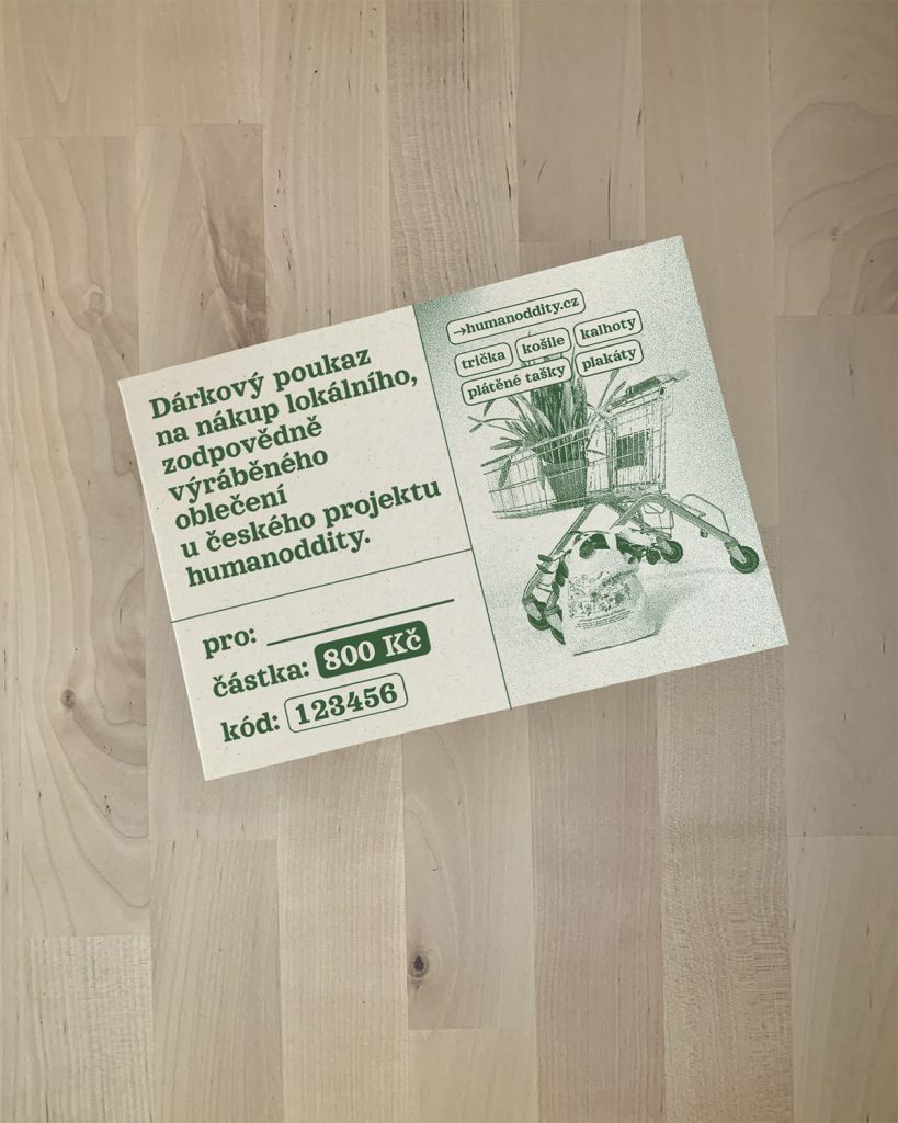 Dárková poukázka – humanoddity